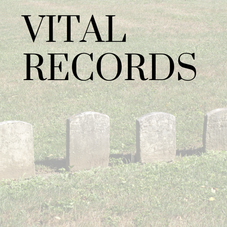 Vital Records – Connecticut Roots by Charter Oak Genealogy
